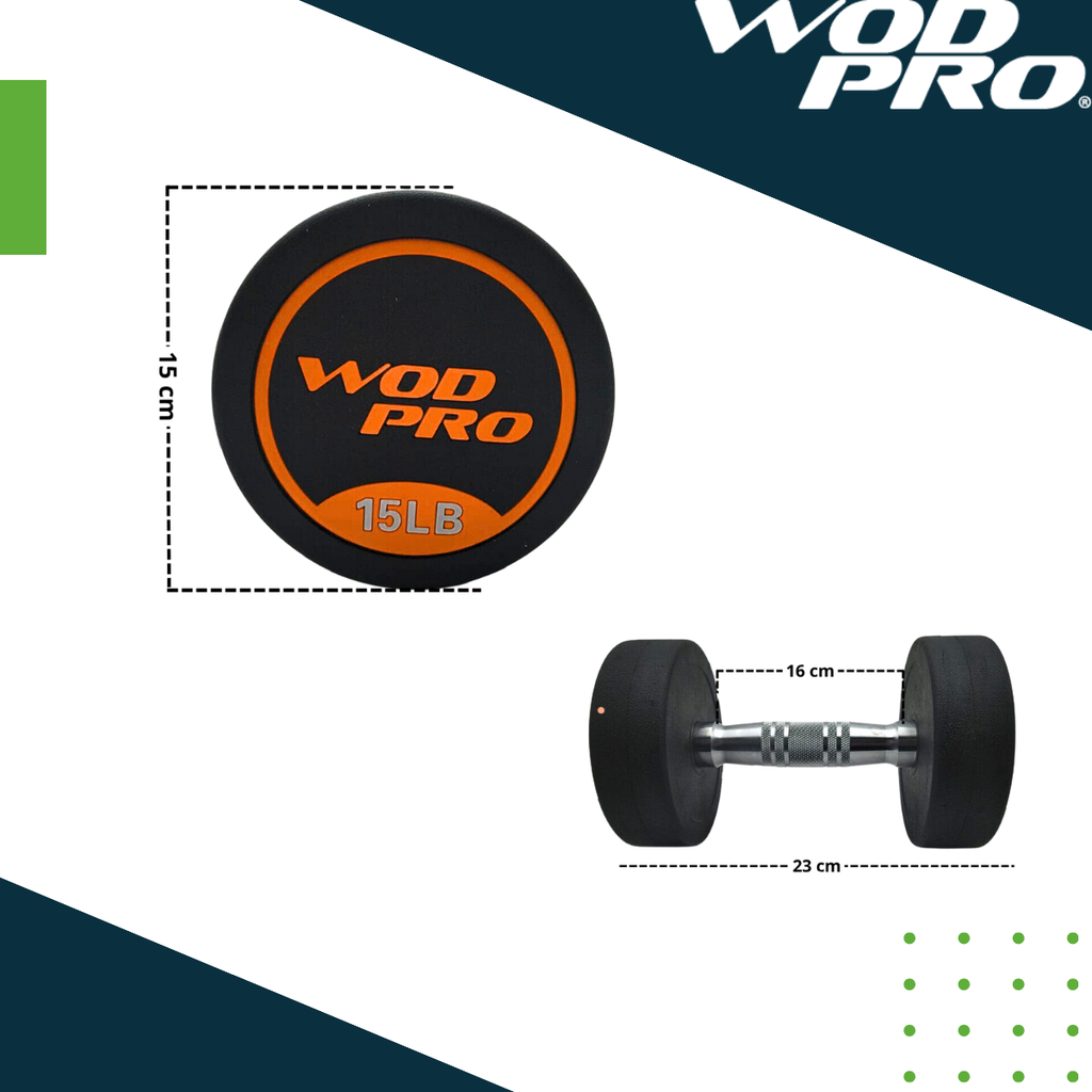 Set de mancuernas redondas 550 libras Wod Pro | Wod Pro México